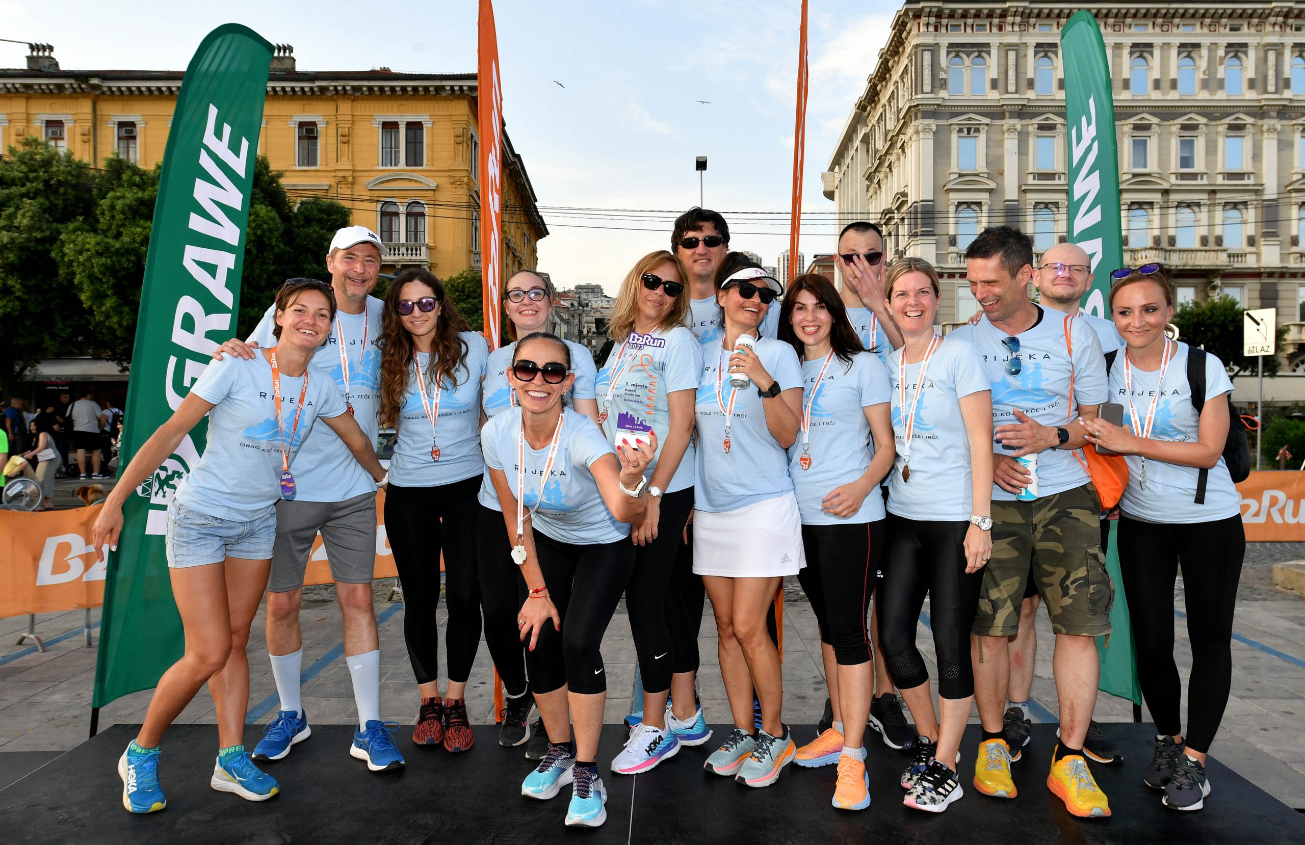 Na utrci B2Run trkačice Grada Rijeke po drugi put osvojile 1. mjesto ...